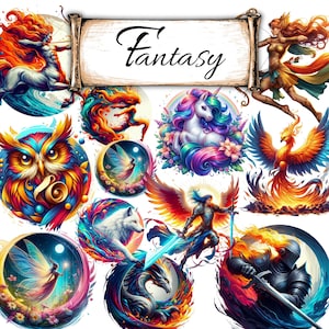 120 Fantasy Designs Svg Bundle, Inside Out Svg Fantasy Clipart, Cute ...