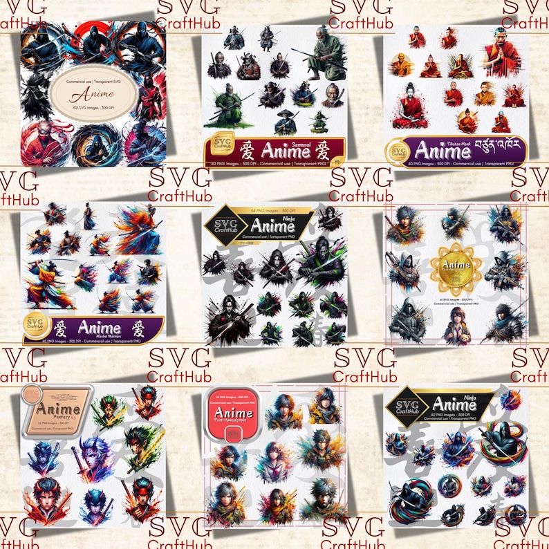 Mega Clipart Bundle: 19,000 Designs, PNG + SVG Format, Commercial ...