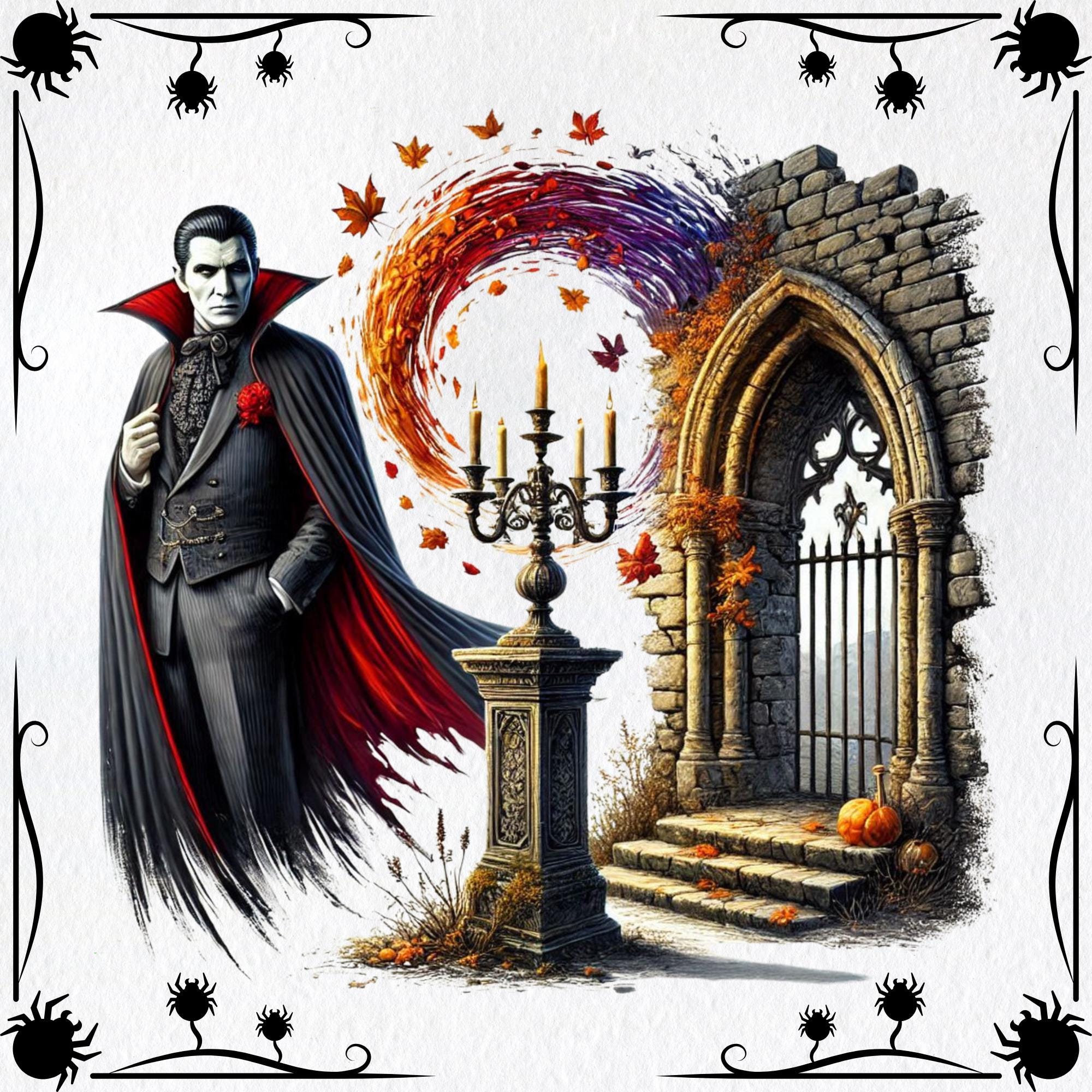 Dracula SVG Bundle for Halloween – 26 Spooky Vampire Cliparts for ...