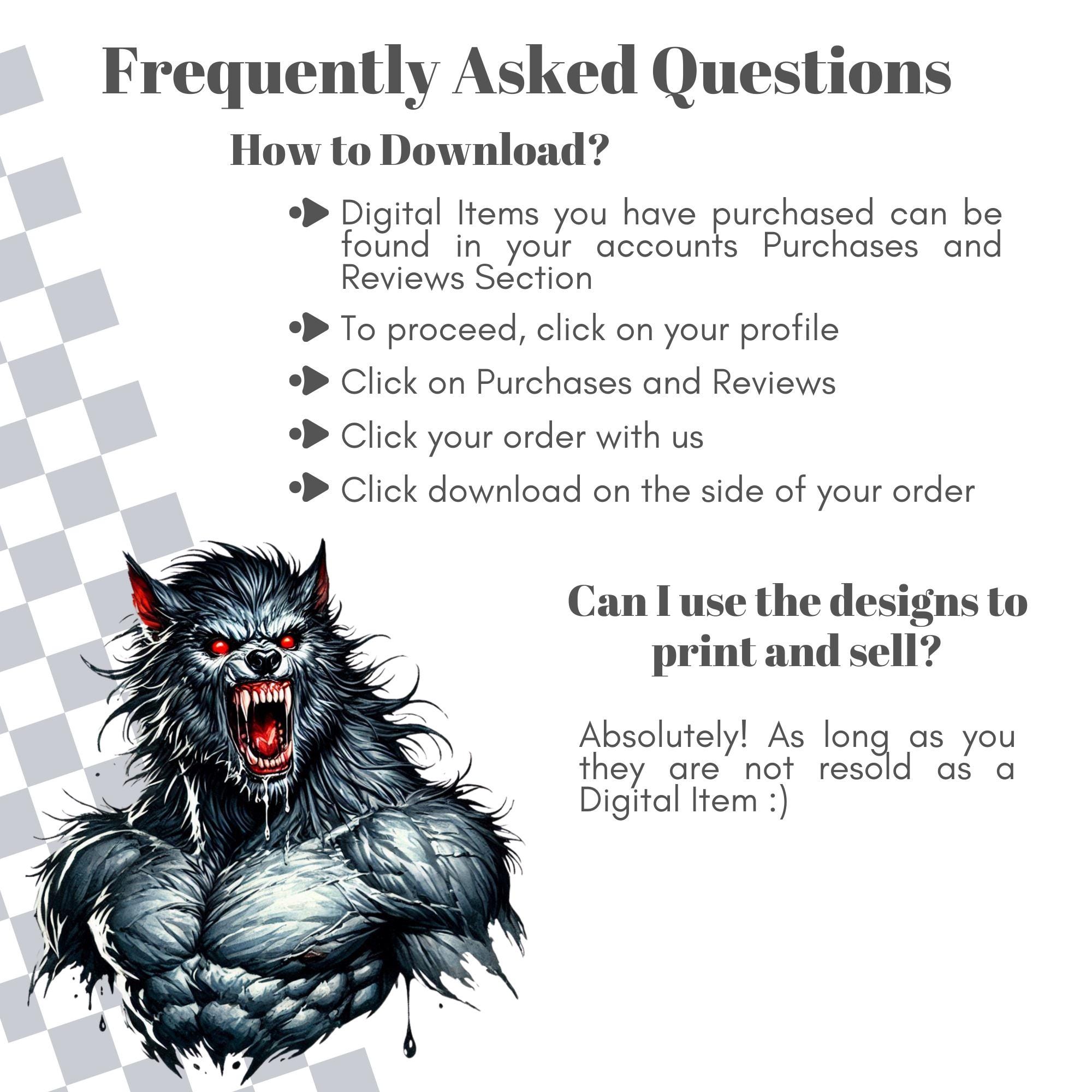 26 Dark Werewolf SVG Bundle | Gothic Halloween Clipart & Spooky Wolf ...