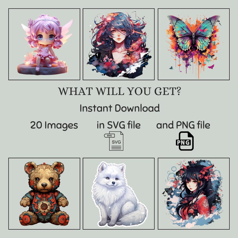 20 Fantasy Designs Svg Bundle, Inside Out Svg Fantasy Clipart, Cute ...
