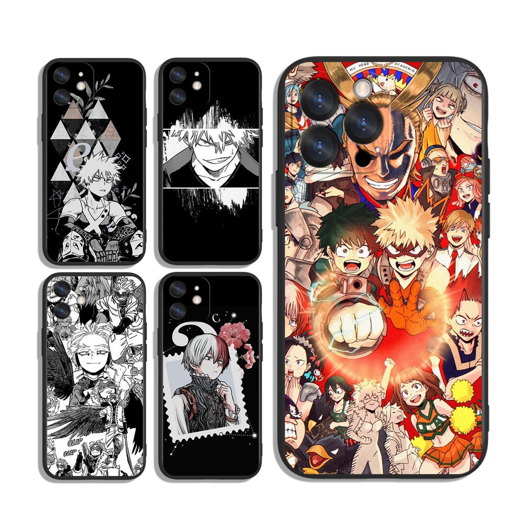 Japanese Anime Manga Cases for iPhone SE 11 12 13 14 15 16 Plus Pro Max ...