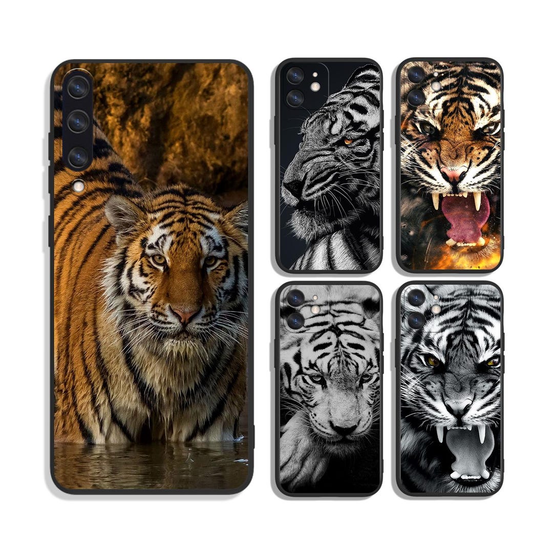 Tiger Cases for iPhone SE 11 12 13 14 15 16 Plus Pro Max & Samsung A55 ...
