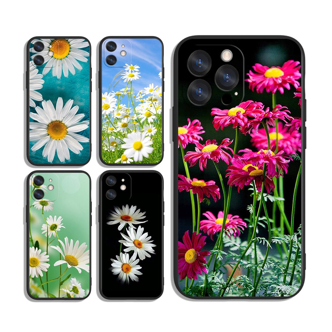 Daisy Flowers Cases for iPhone SE 11 12 13 14 15 Plus Pro Max & Samsung ...