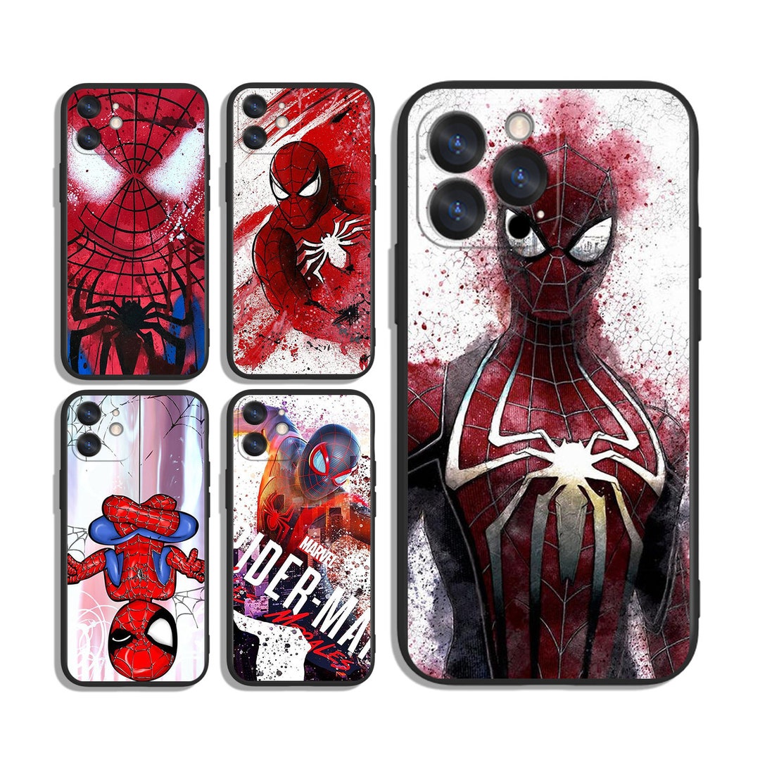 Spider-man Avengers Cases for iPhone SE 11 12 13 14 15 Plus Pro Max ...