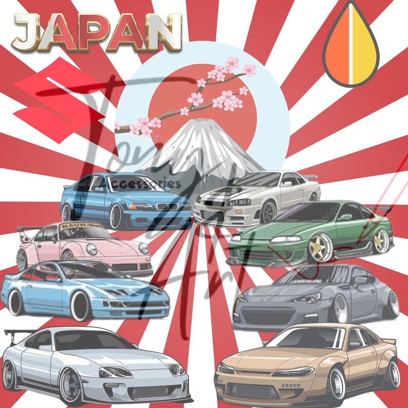 JDM Cars Digital Image, JDM Cars Svg, JDM Cars Png - Etsy