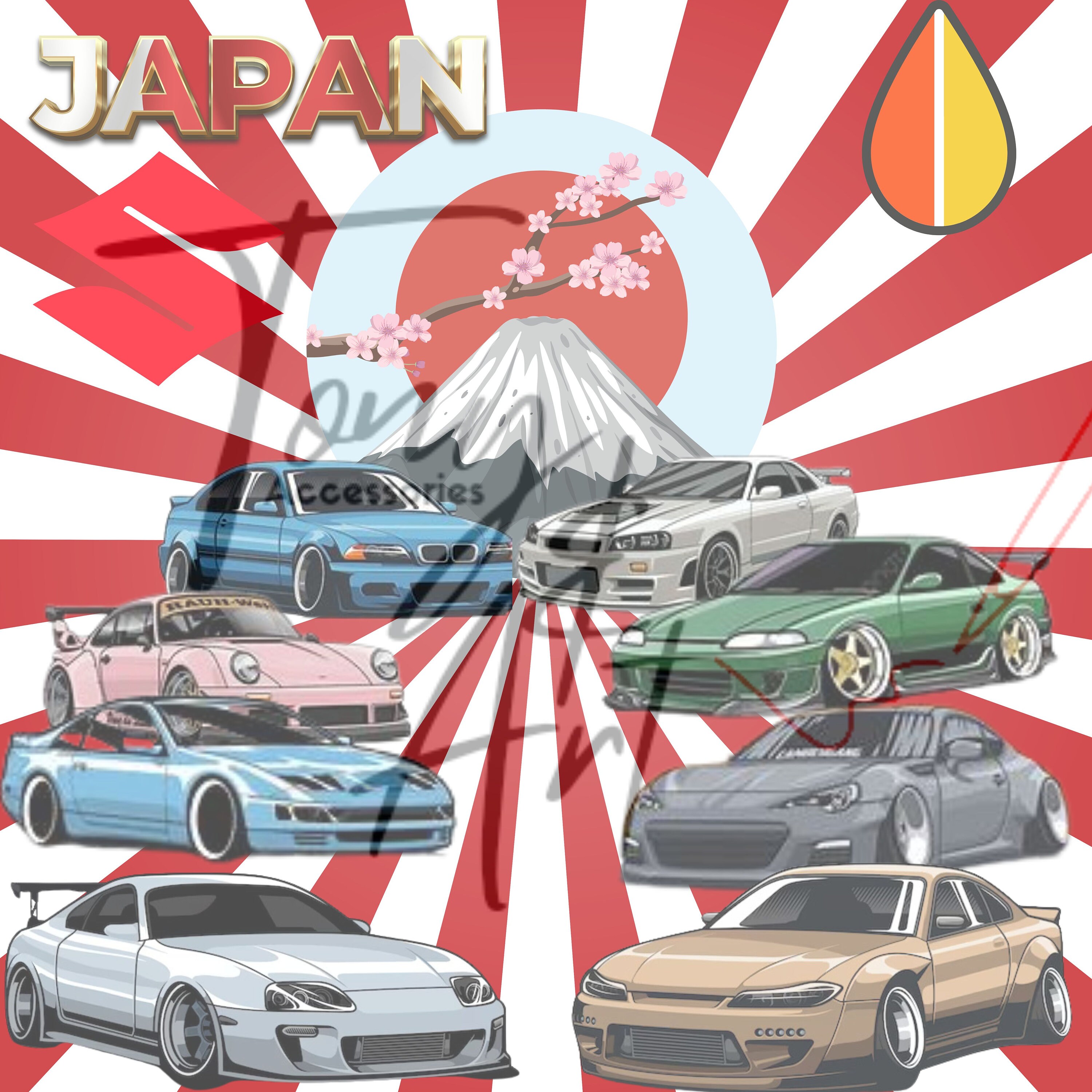 JDM Cars Digital Image, JDM Cars Svg, JDM Cars Png - Etsy