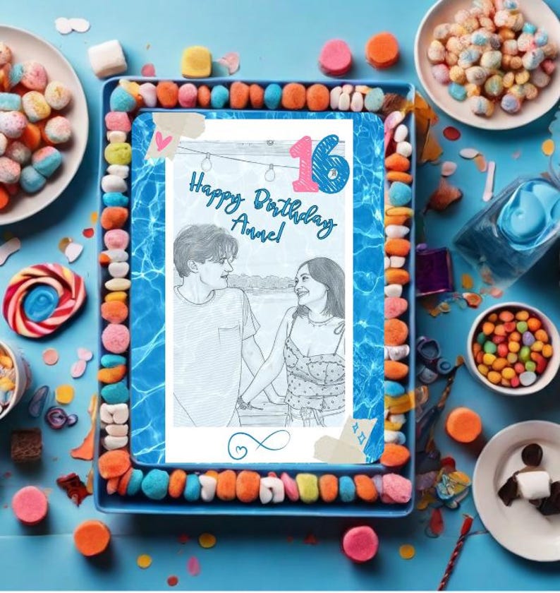 The Summer I Turned Pretty Cake Topper – Digital Graphic – Printable ...