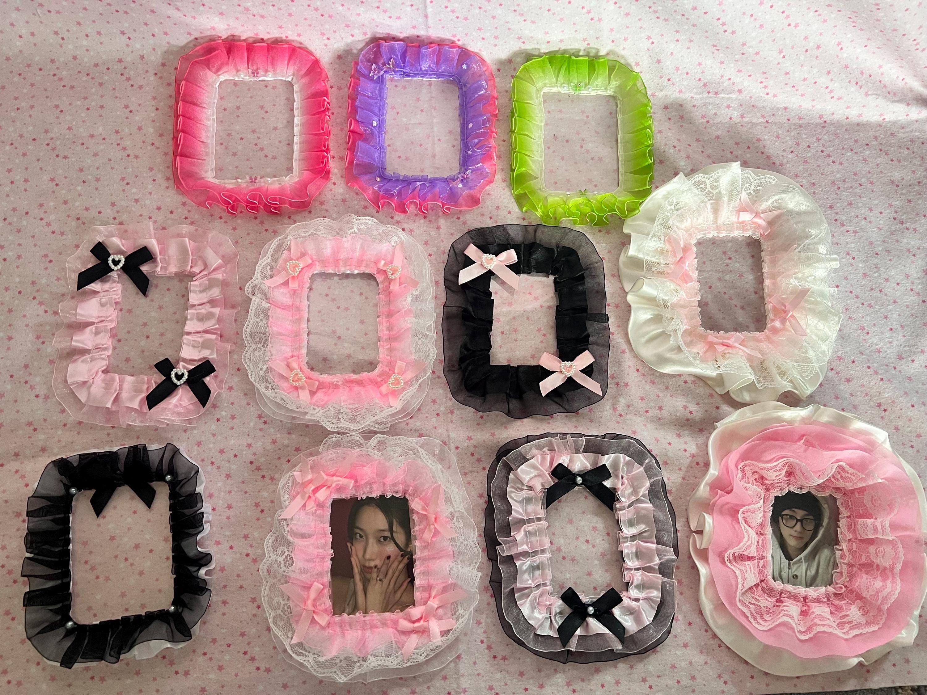 Lace Deco Photocard Toploader – K-pop Style Display Case - Etsy