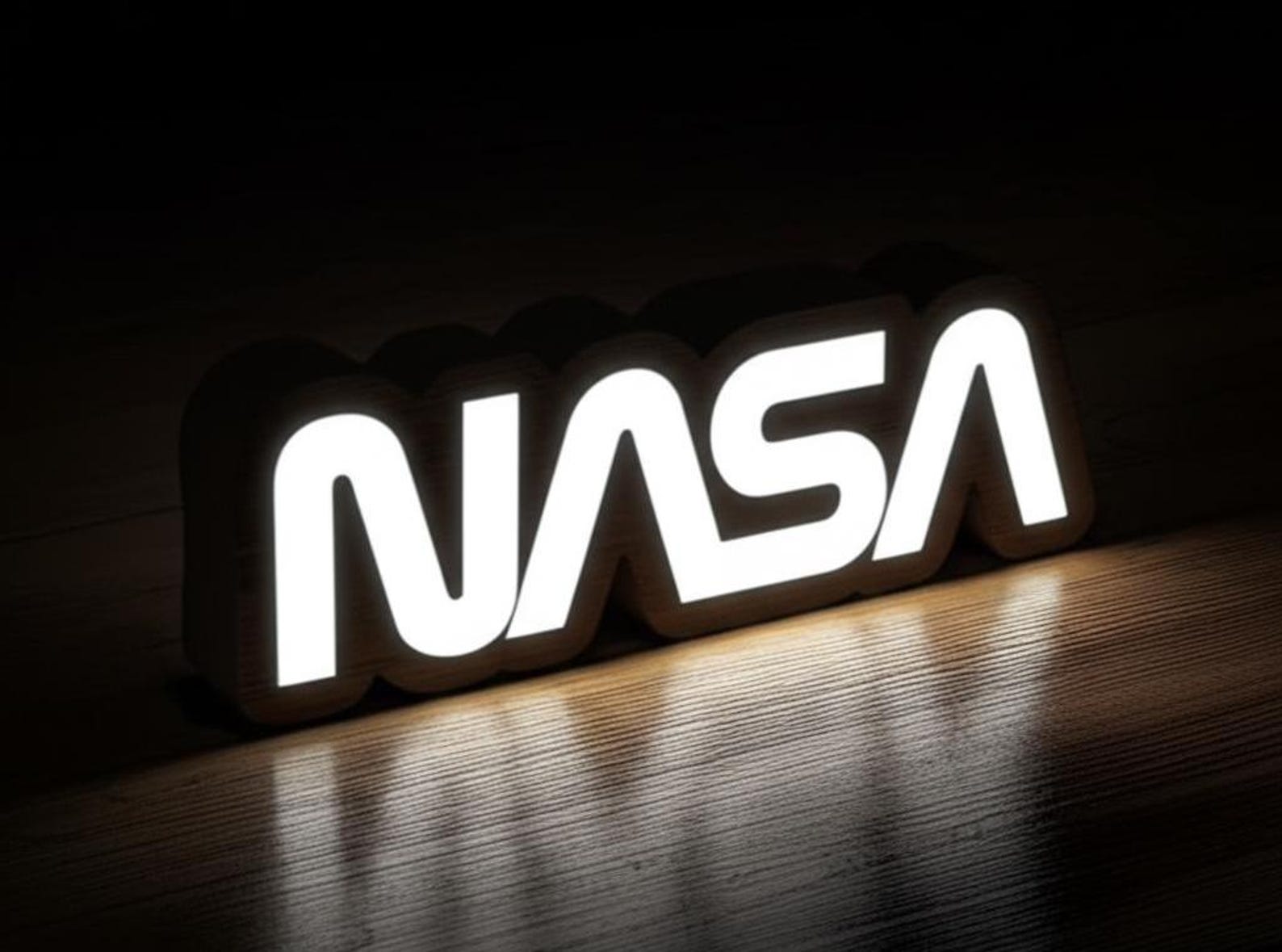 NASA LED Lightbox - Aesthetic Ambient Lighting - NASA Wall Art - Etsy