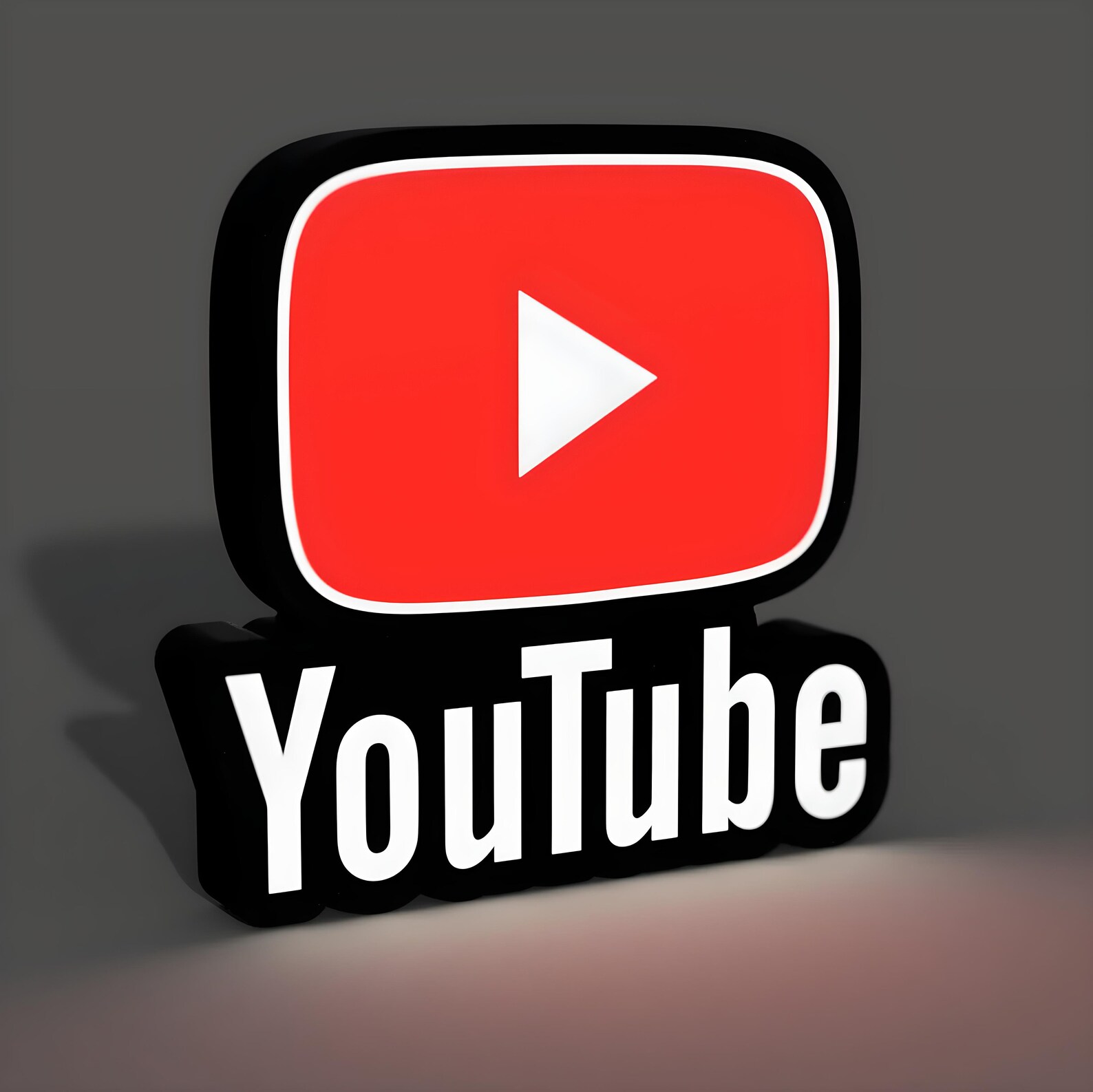 Youtube LED Lightbox for Streamers - Ambient Gaming Wall Decor ...