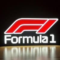 Formula 1 Racing Logo Sign – 3D Printed Wall Decor With Hanger Holes ...