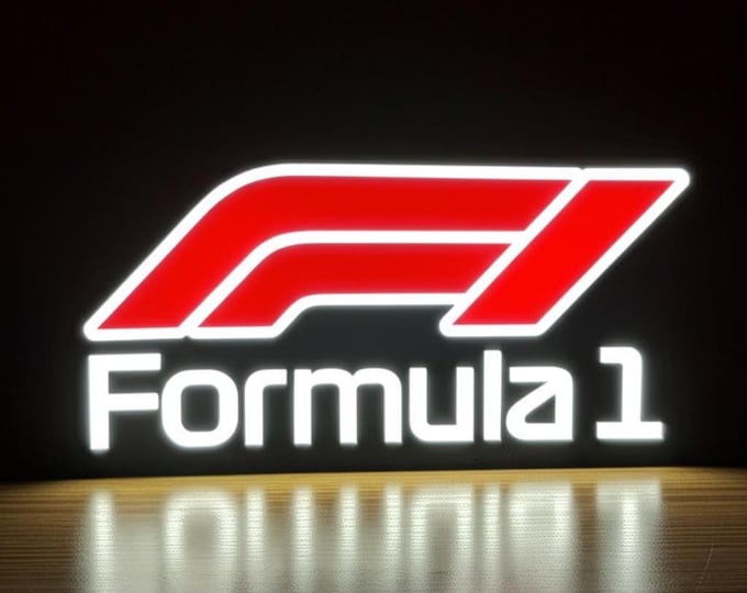 Formula 1 LED Sign | Display Shelf - Etsy