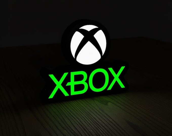 Xbox LED Lightbox - Ambient Wall Light, Game Room Decor - Etsy