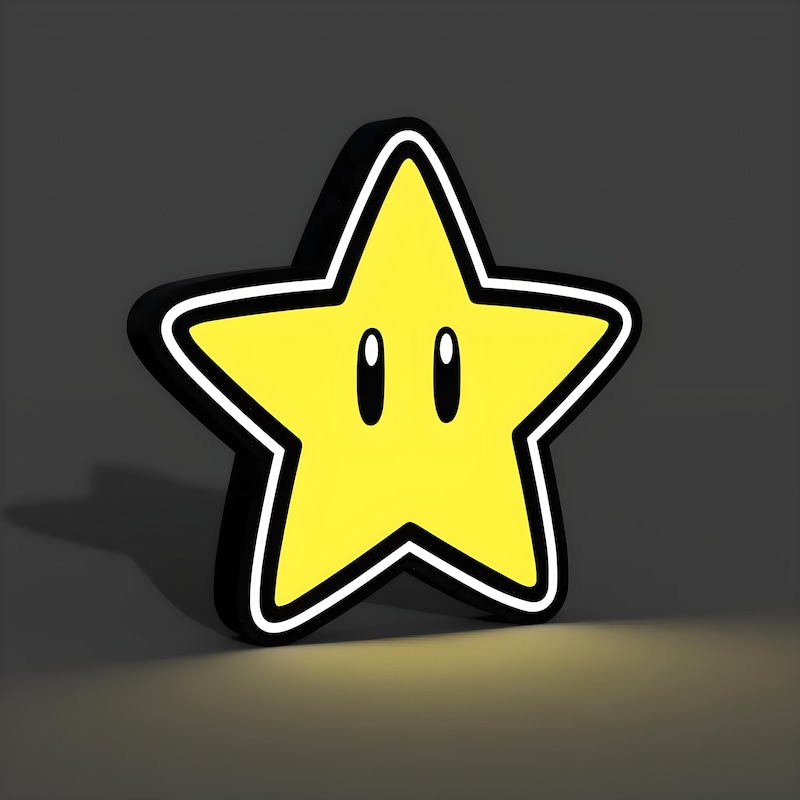 Mario Super Star Light - Etsy