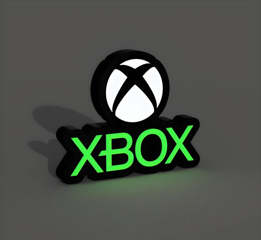 Xbox LED Lightbox - Ambient Wall Light, Game Room Decor - Etsy