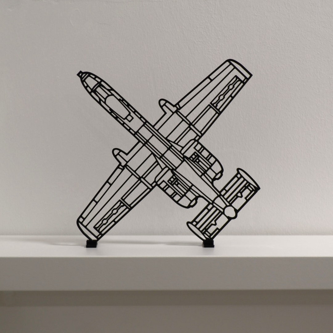 A10 Warthog Jet | USAF Military Plane Wall Art / Desk Decoration | US ...