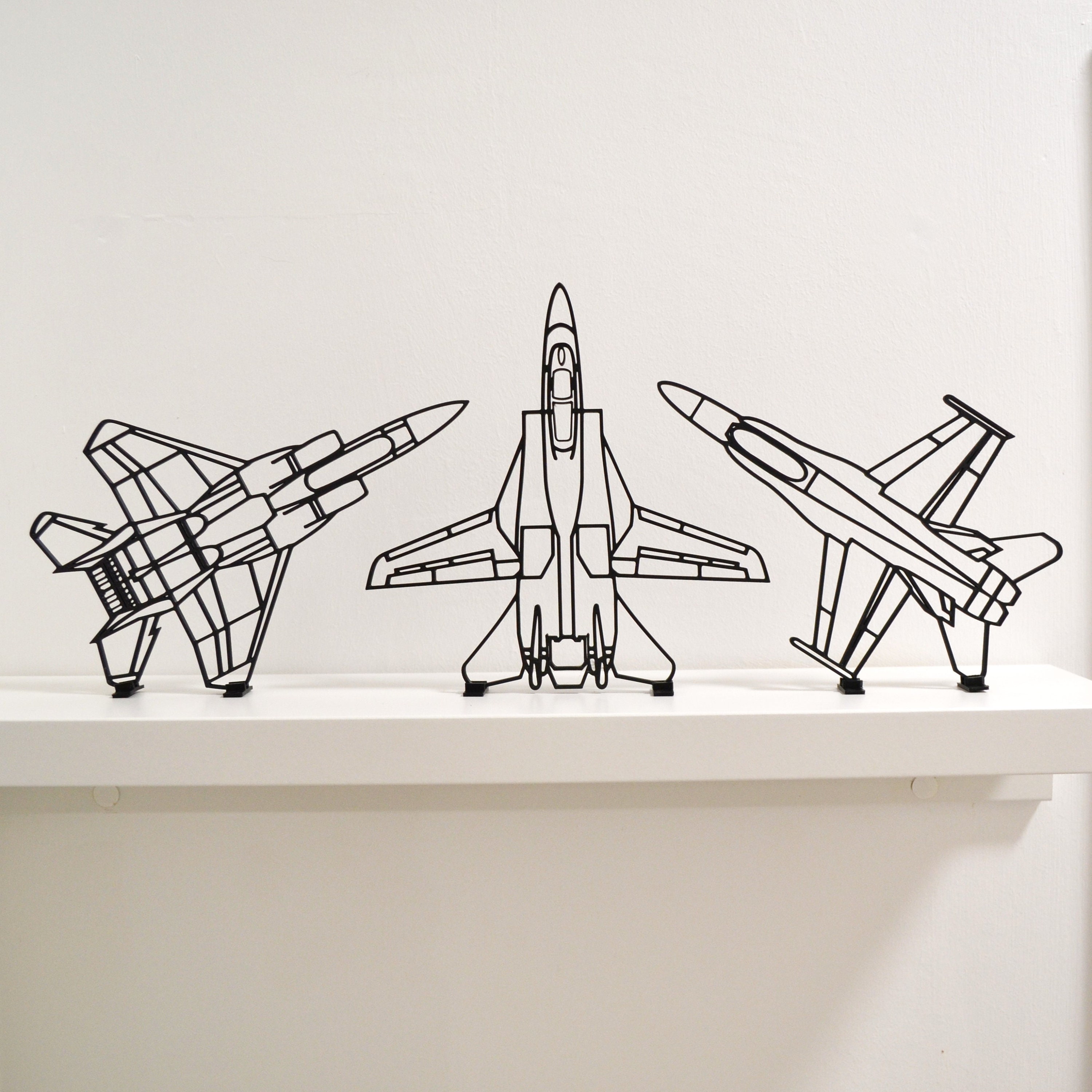 Saab JAS 39 Gripen Fighter Jet | Military Wall Art Desk Decor | Jas-39 Swedish Air Force Jet ...