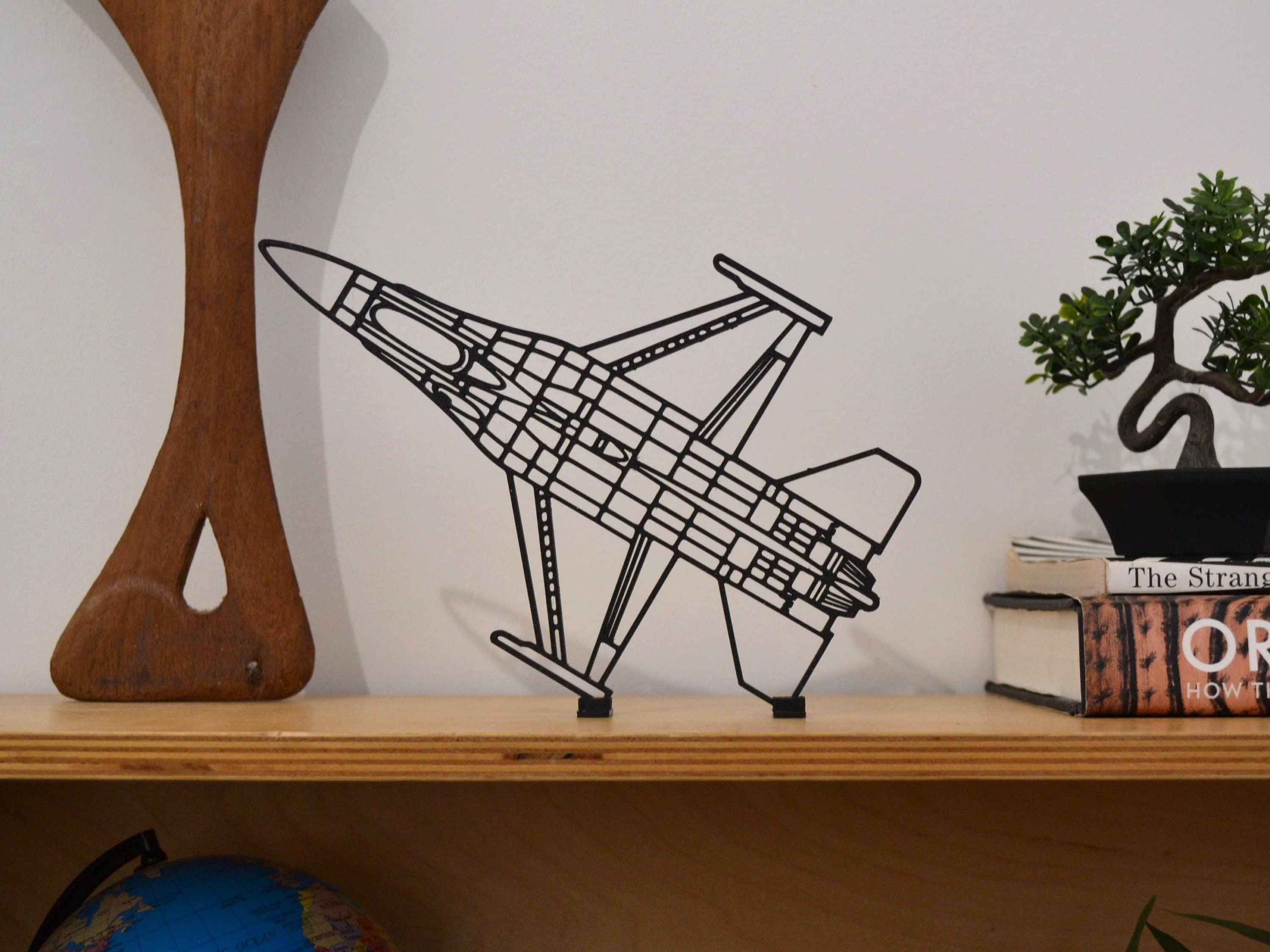 F16 Fighter Jet | Military Plane Wall Art Desk Decoration | US Air ...