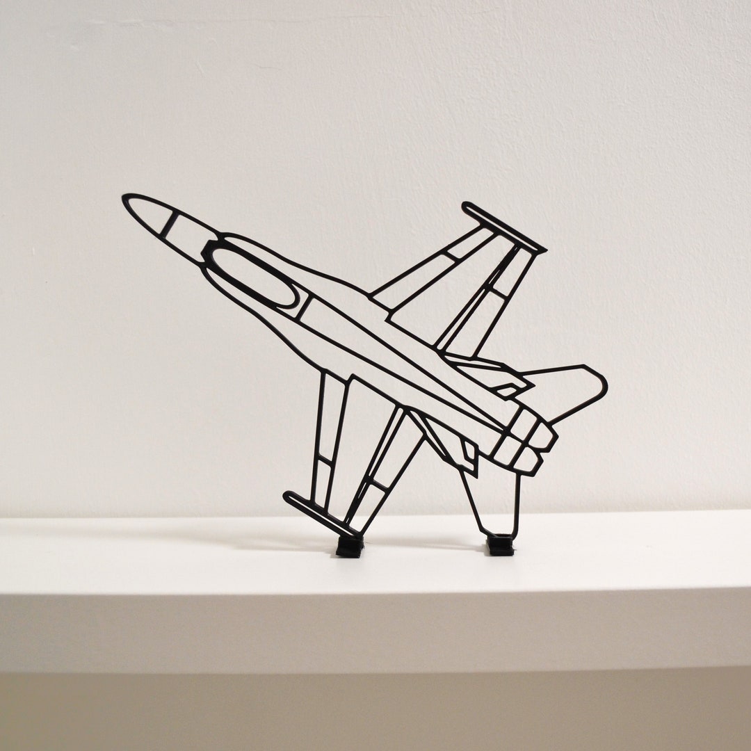 F18 Hornet Fighter Jet Military Wall Desk Decor US Navy F-18 Jet Gift ...