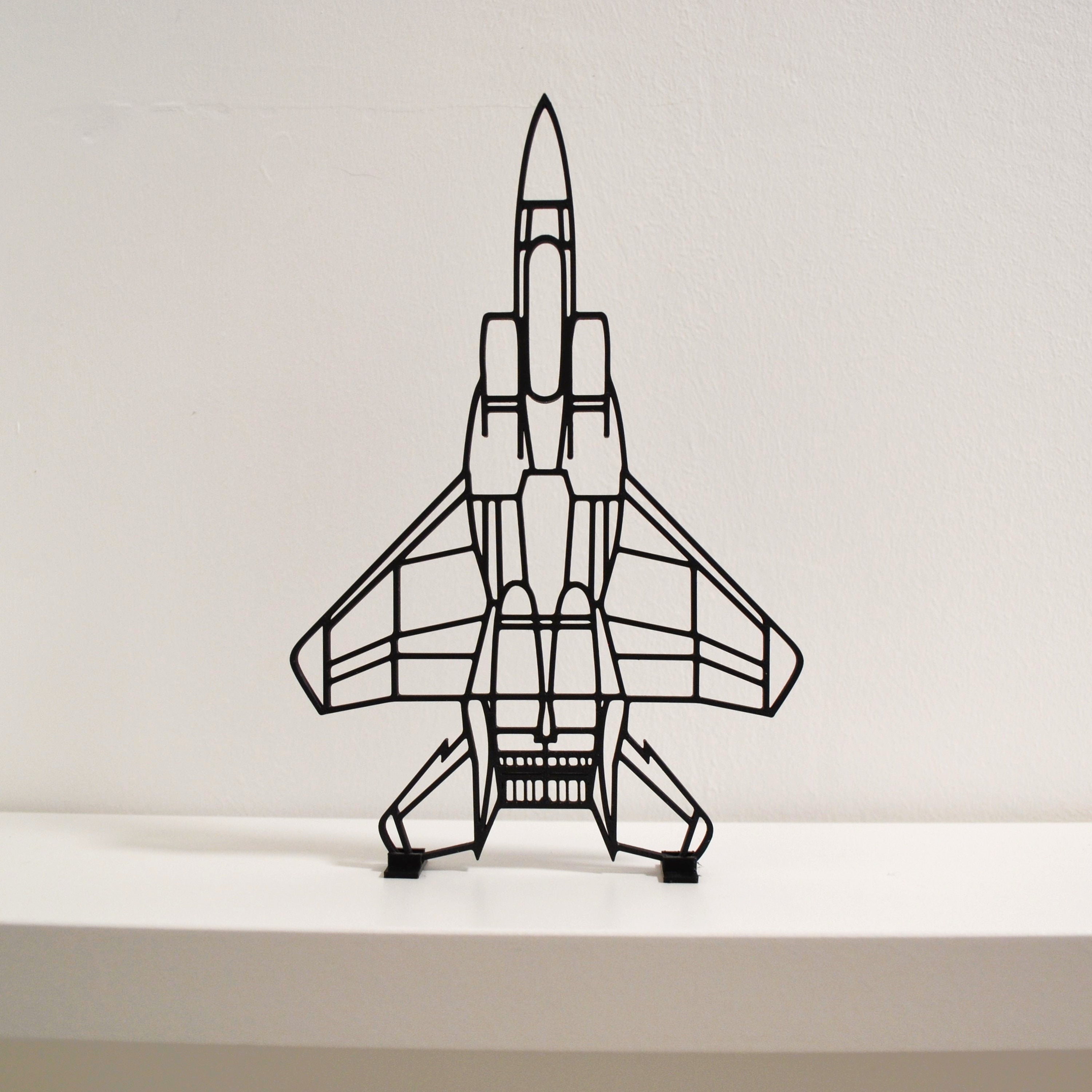 F15 Eagle Fighter Jet Military Plane Wall Art Desk Decor US Air Force ...