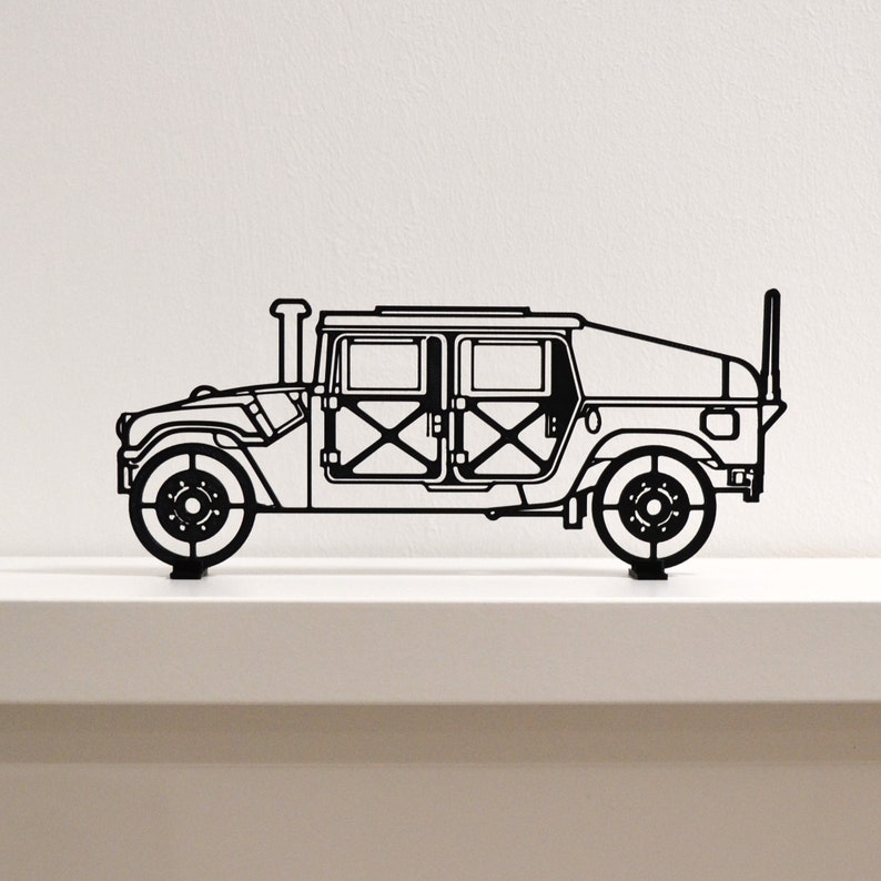 Humvee Army Truck Wall Art Desk Decoration US Army Military Vehicle ...