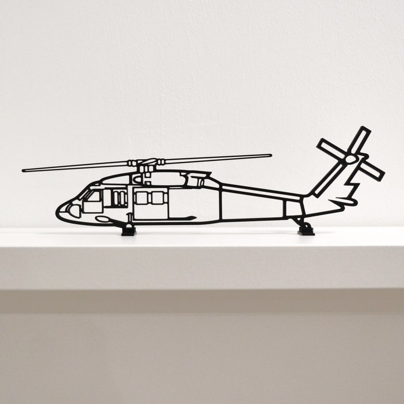 UH60 Blackhawk Helicopter Military Wall / Desk Decoration US Air Force ...