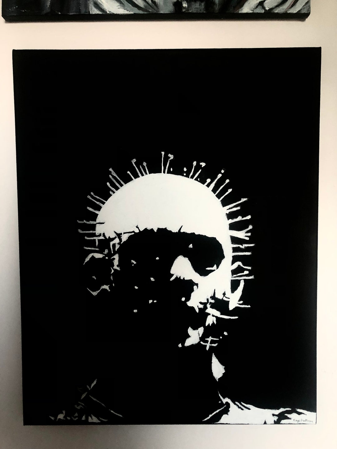 Hellraiser Pinhead Canvas Painting - Etsy