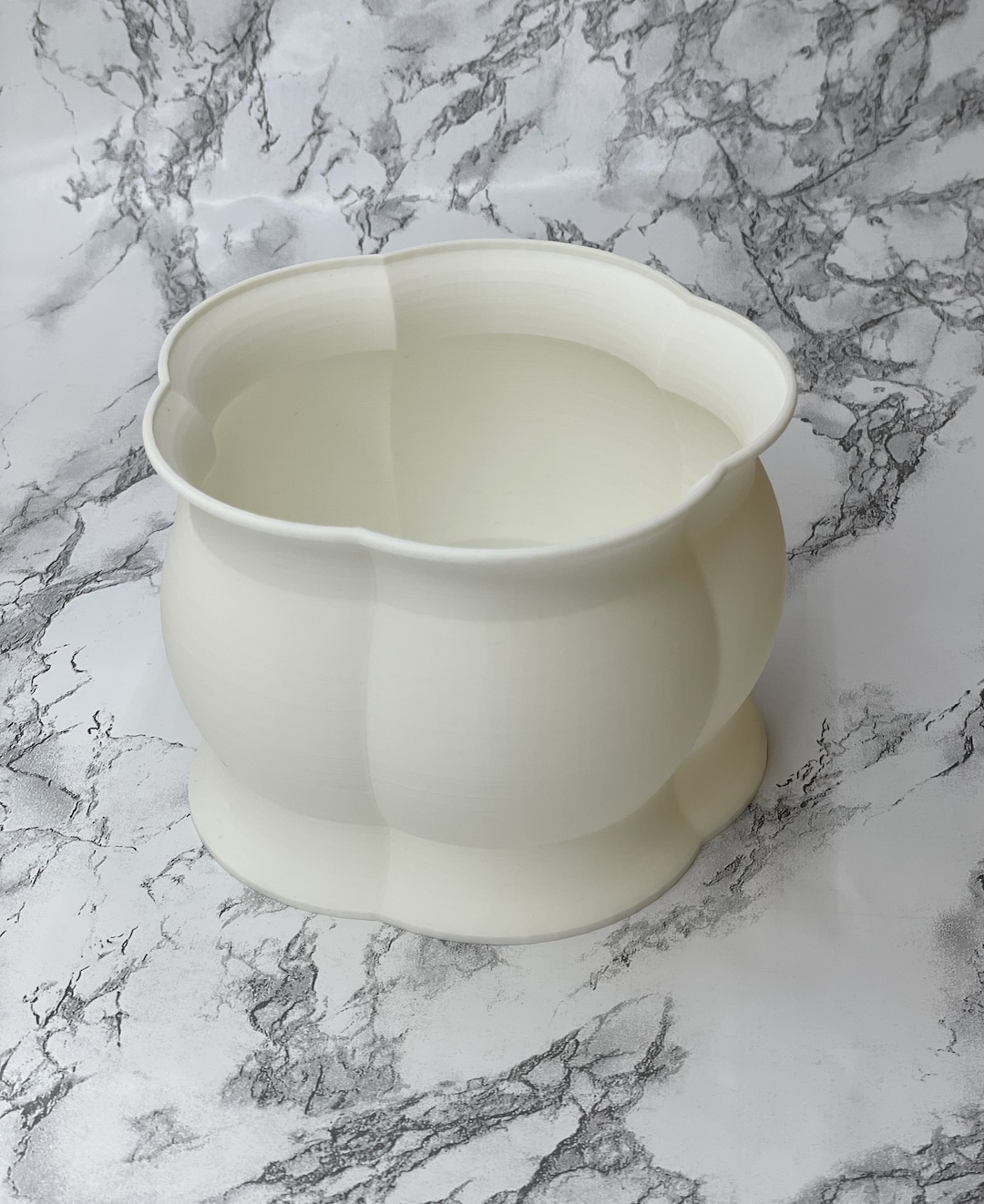 Curves Flower Pot 3D Printed Planter Home Decor - Etsy