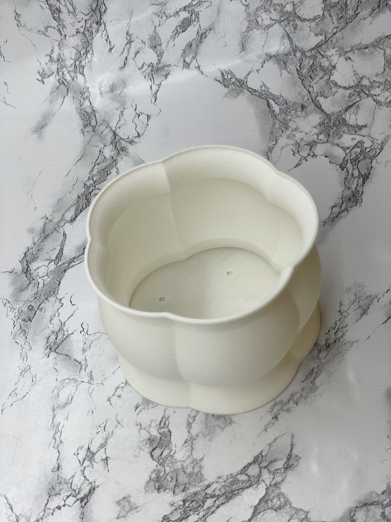 Curves Flower Pot | 3D Printed Planter| Home Decor - Etsy