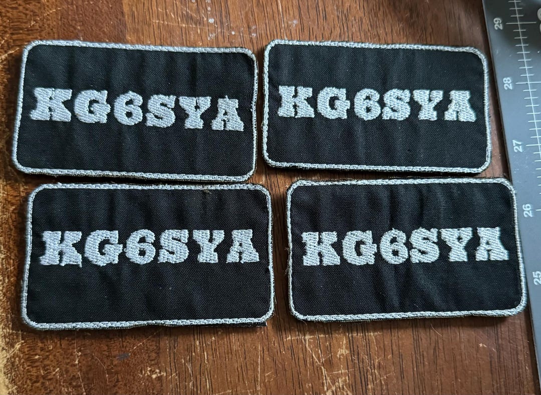 Personalized Ham Radio Patches With Callsign - Etsy
