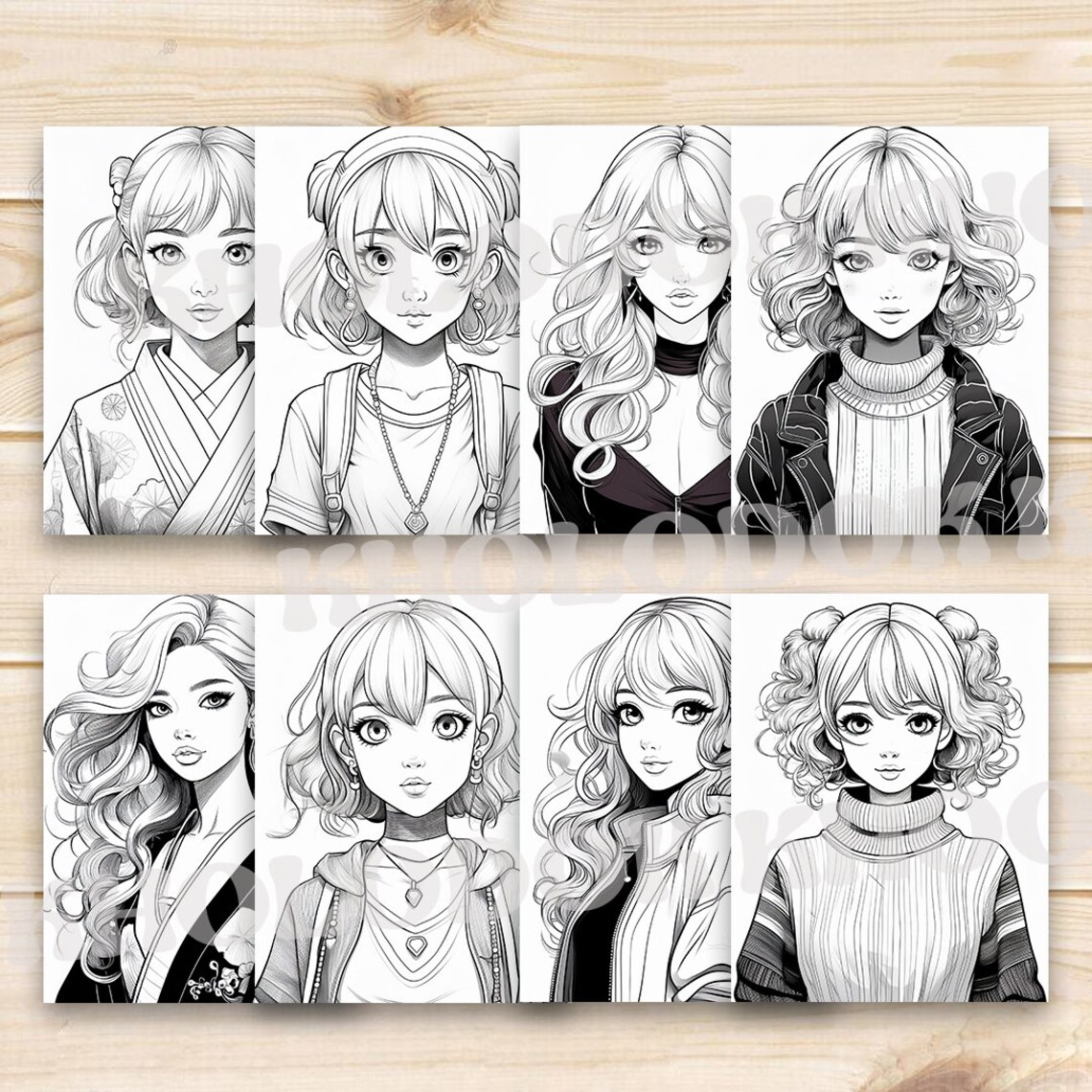 32 Imaginative Girl Coloring Book, Coloring Pages, Anime Coloring Book ...