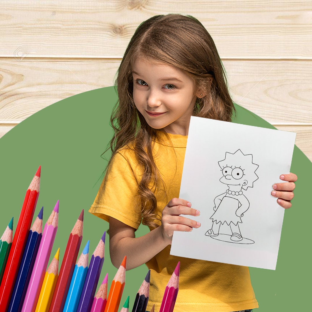 15 the Simpsons Coloring Book, Kids Coloring Book, Kids Coloring Pages ...