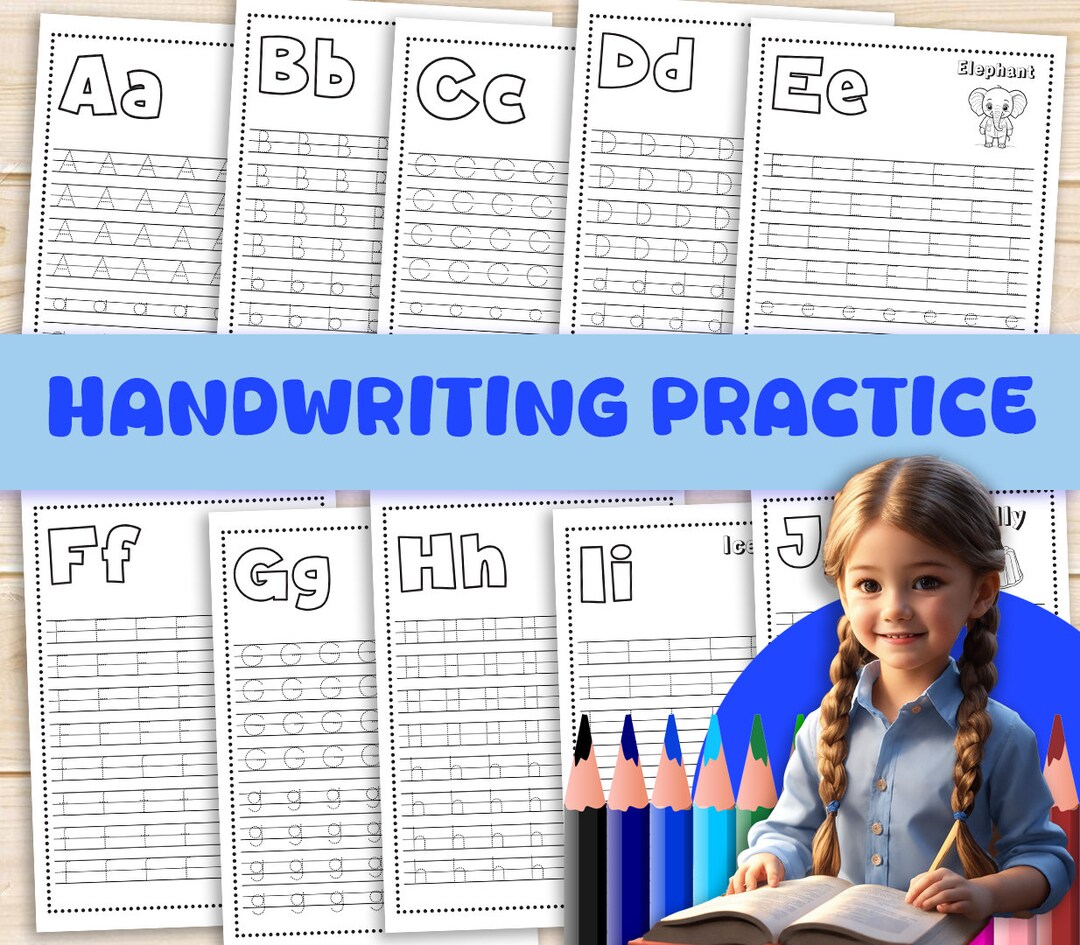 Trace and Color the Alphabet / Alphabet Tracing Sheet / ABC Tracing ...