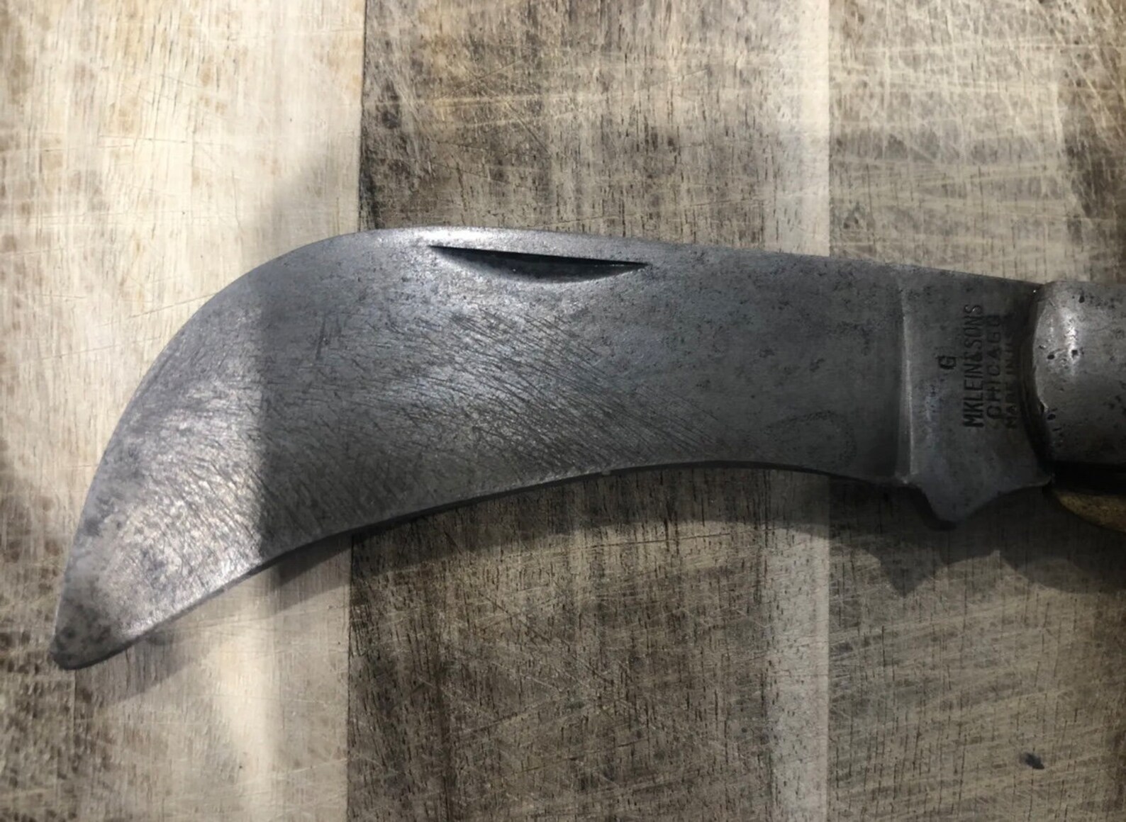 Vintage M Klein & Sons Hawkbill Utility Pruning 4 Pocket Knife Made in ...