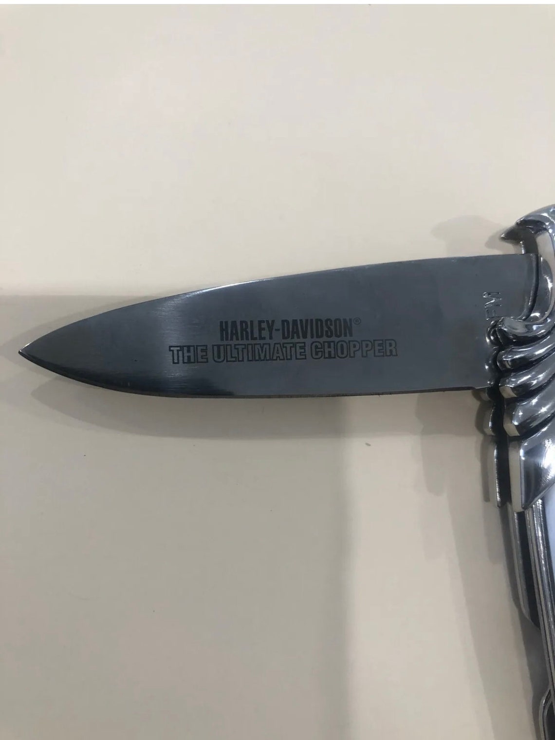Harley-davidson Ultimate Chopper Collector Folding Knife Franklin Mint ...