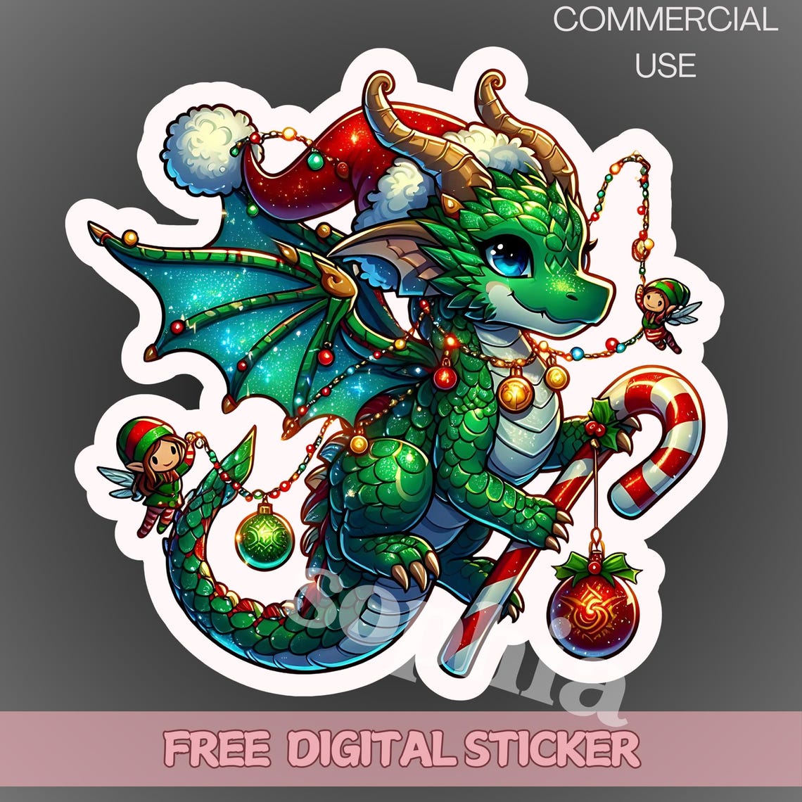Chibi Dragon, Cute Baby Dragons, Christmas Dragon, Cute Dragon Png ...
