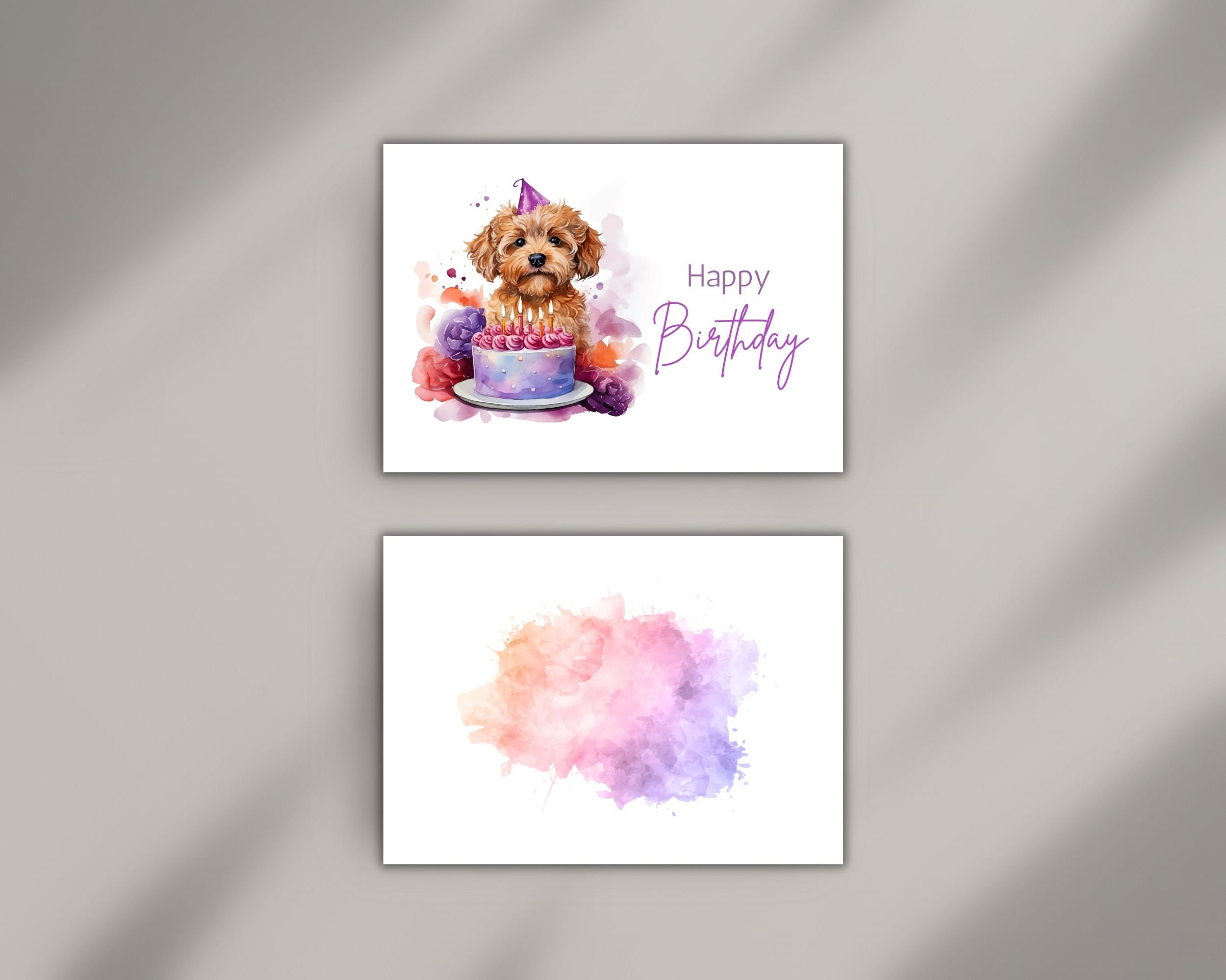 Kids Happy Birthday Card DIGITAL Download Printable Children's Birthday ...