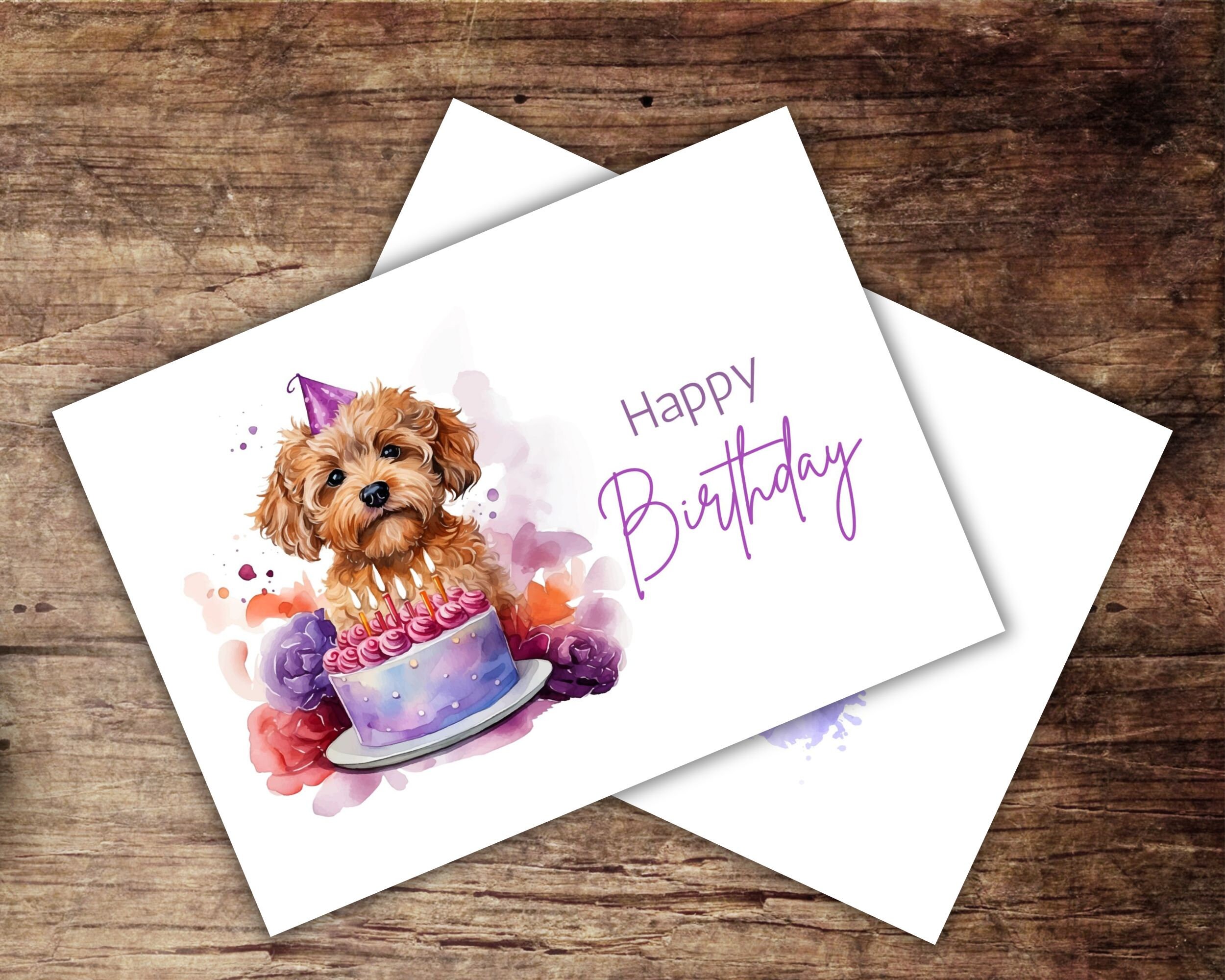 Kids Happy Birthday Card DIGITAL Download Printable Children's Birthday ...