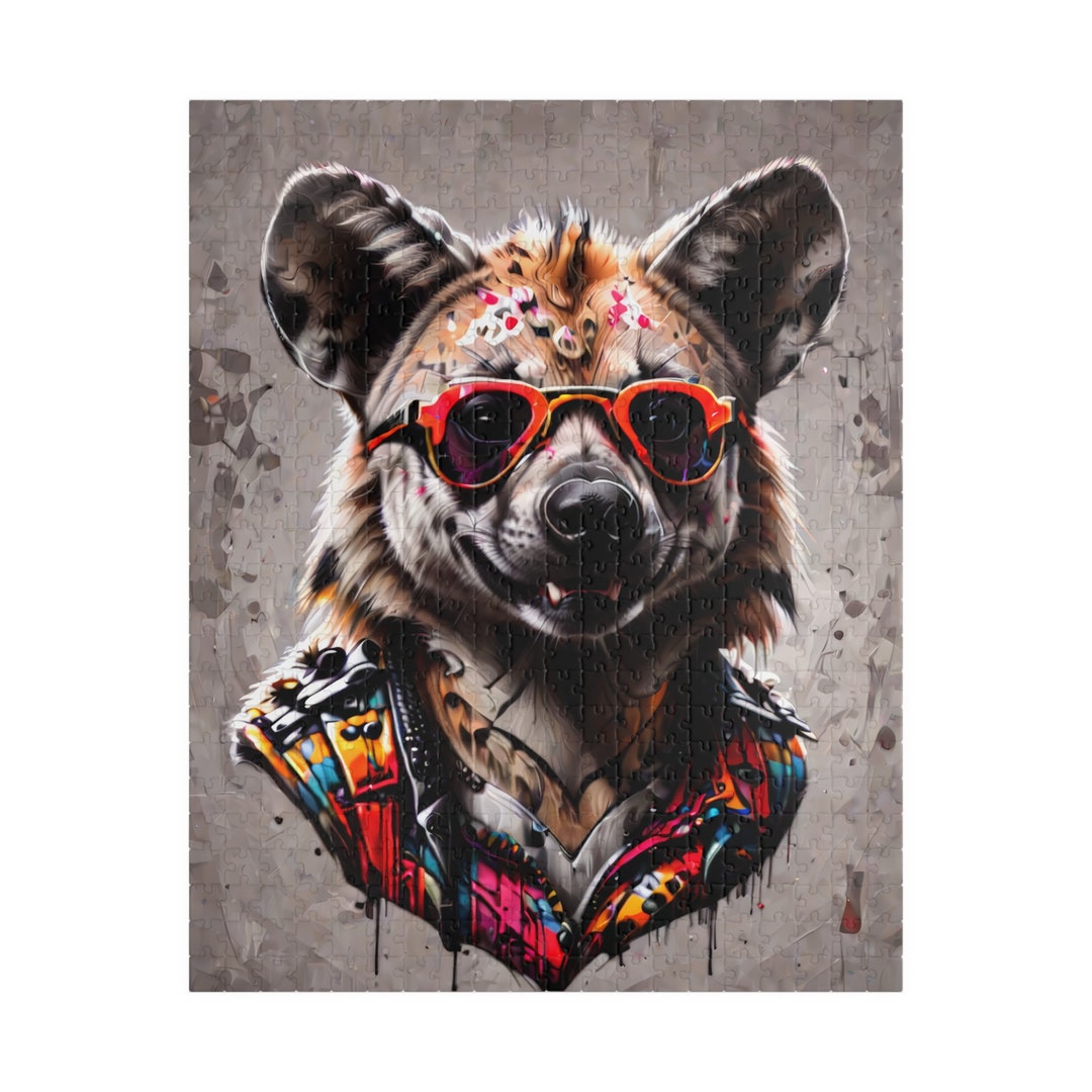 Sable the Hyena Puzzle 110, 252, 520, 1014-piece - Etsy