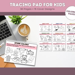 Editable Tracing Pads for Kids, Tracing Worksheets, Activity Sheets ...