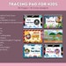 Editable Tracing Pads for Kids, Tracing Worksheets, Activity Sheets ...