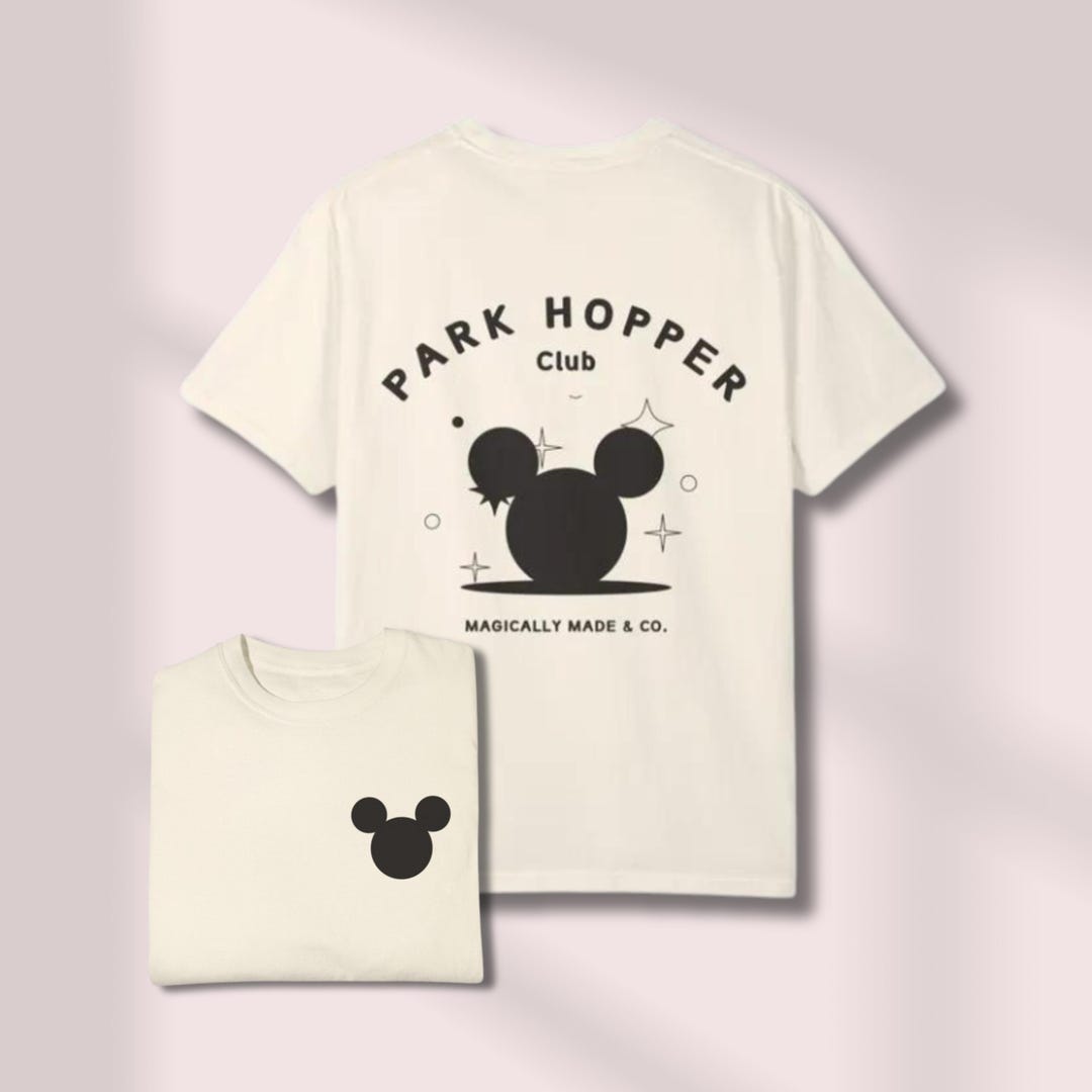 Park Hopper Club Tee Disney Parks-inspired T-shirt Theme Park Apparel ...