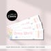Disney World Ticket Template | Canva Editable Template | Disney World ...