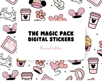Magic Pack Volume 1 | Digital Stickers | PNG SVG JPEG Clipart | Hand ...