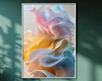Downloadable High Resolution Prints. Artwork Featuring Cloth-textured ...
