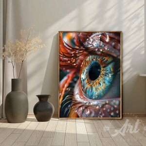 Downloadable Print. Mesmerizing Artwork of Microscopic Eyes. Enjoy Our ...