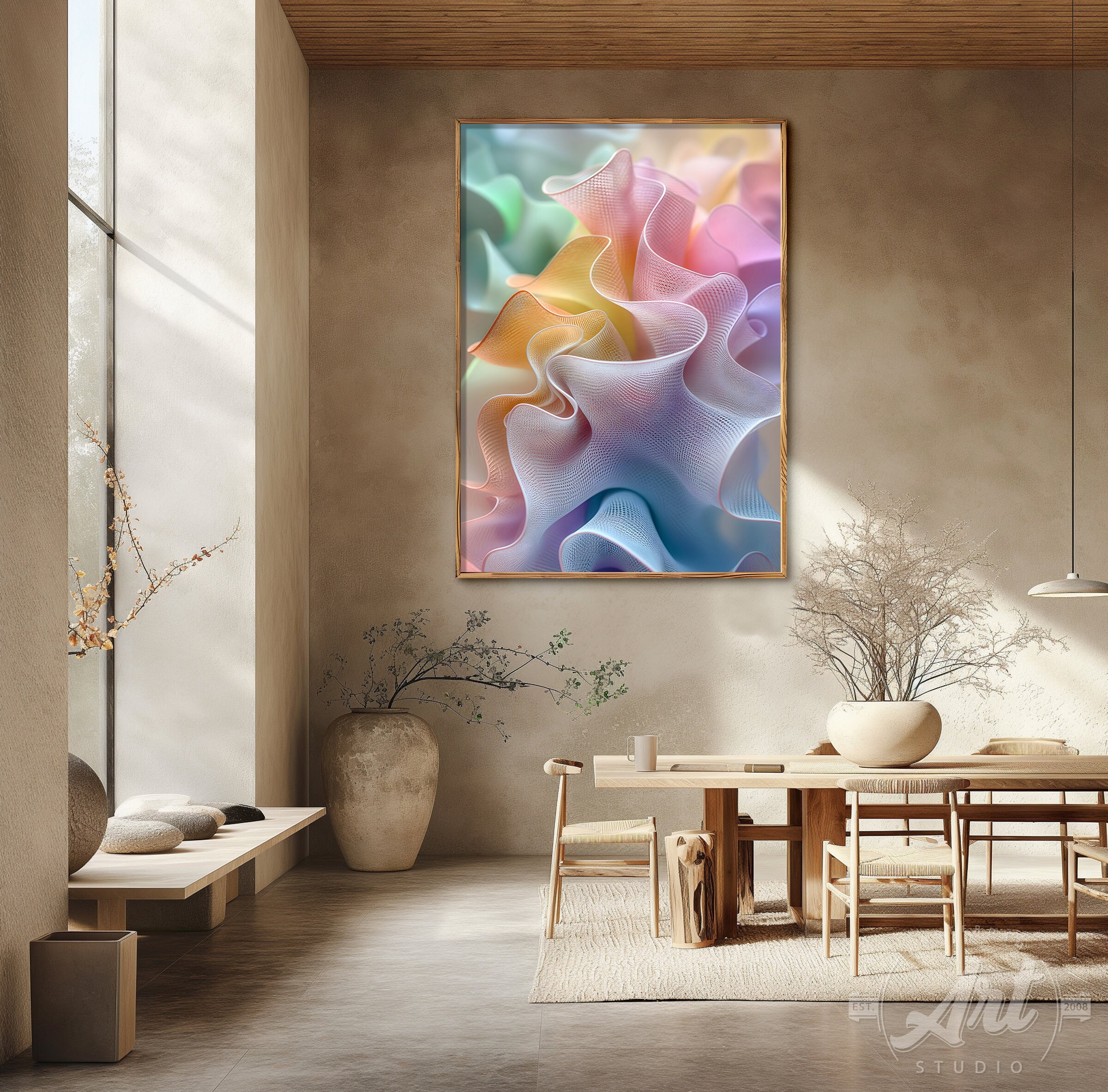 Downloadable High Resolution Prints. Artwork Featuring Cloth-textured ...