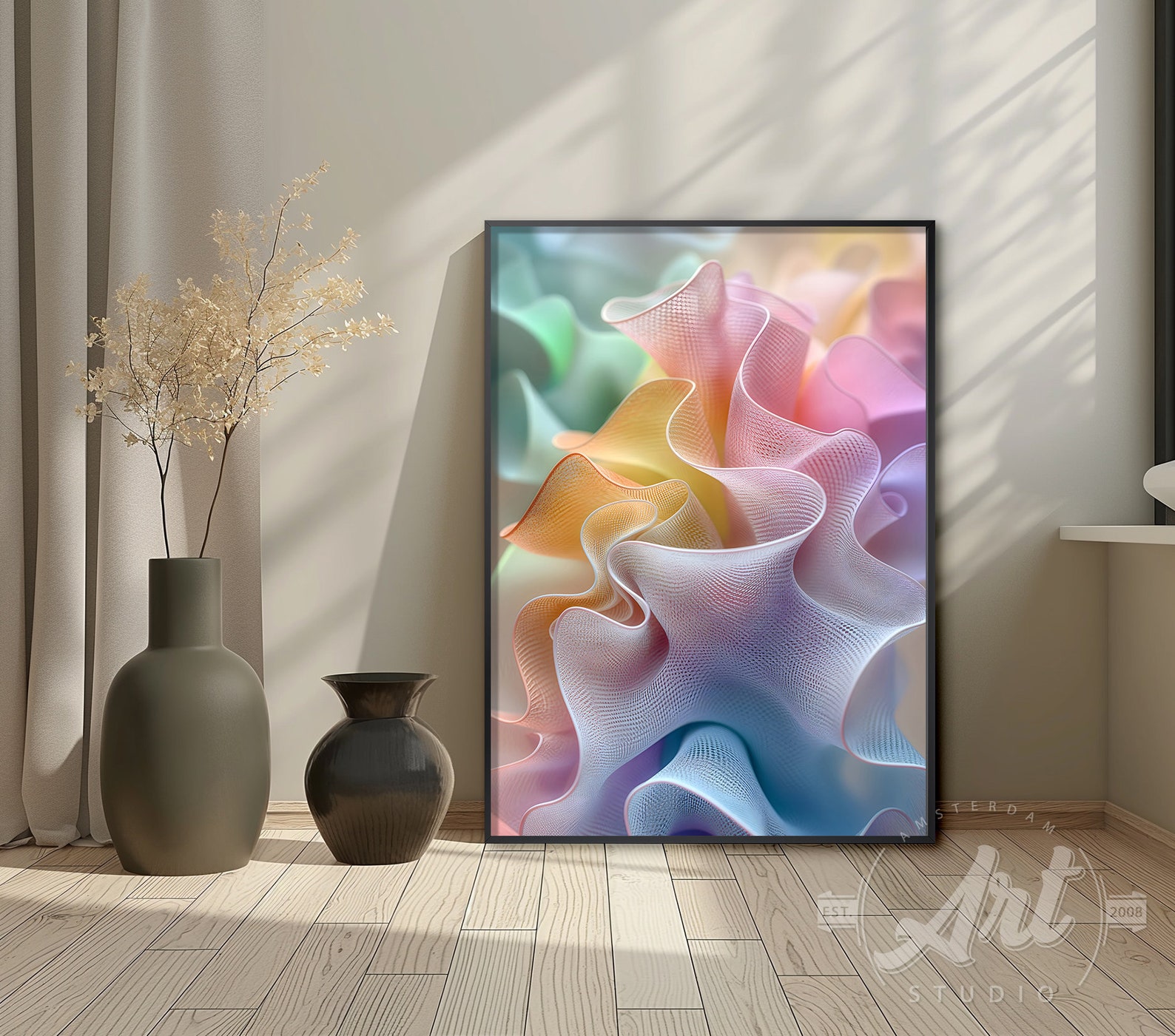 Downloadable High Resolution Prints. Artwork Featuring Cloth-textured ...