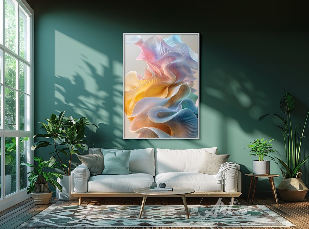 Downloadable High Resolution Prints. Artwork Featuring Cloth-textured ...